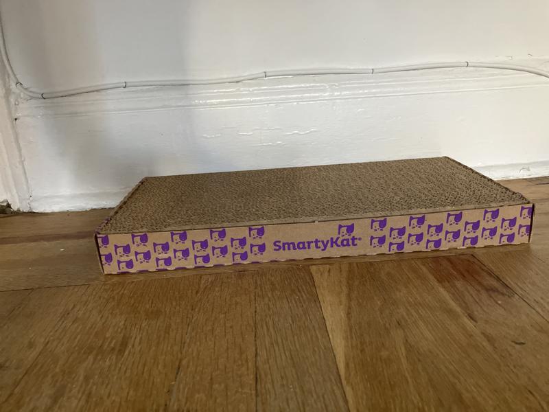SMARTYKAT Super Scratcher with Catnip Cat Scratcher, Wide - Chewy.com