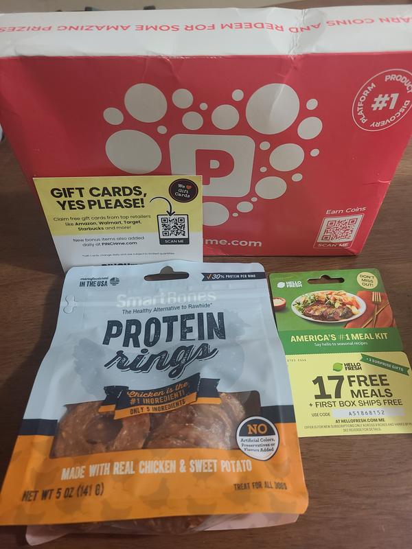 SMARTBONES Protein Rings Real Chicken & Sweet Potato Dog Treats, 5-oz ...