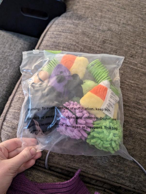 FRISCO Halloween Spring, Moppy Ball & Plush Variety Pack Cat Toy with ...