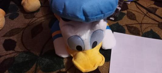 Out of Stock - DISNEY Donald Duck Jumbo Plush Squeaky Dog Toy - Chewy.com
