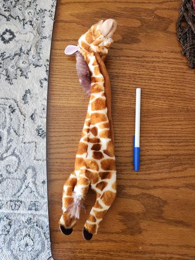 ETHICAL PET Skinneeez Giraffe Stuffing-Free Squeaky Plush Dog Toy, 14 ...