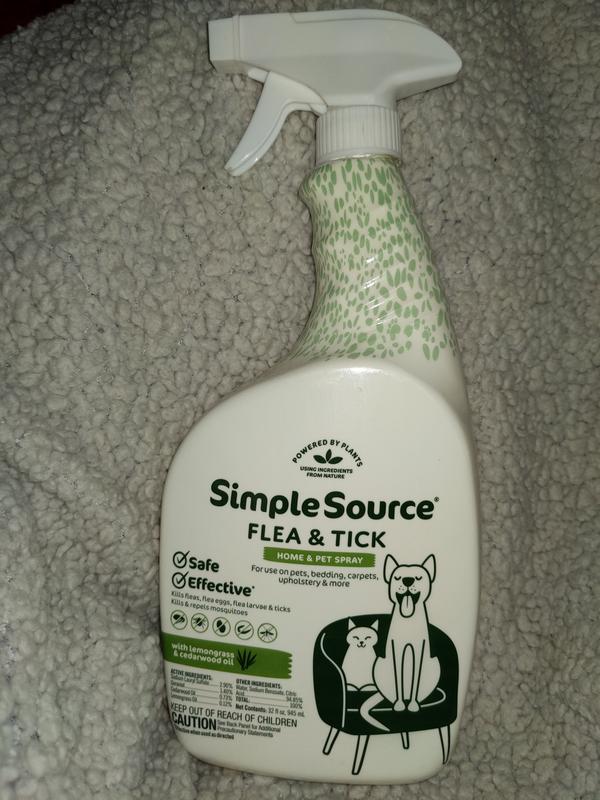SIMPLESOURCE Flea & Tick Home & Pet Spray - Chewy.com