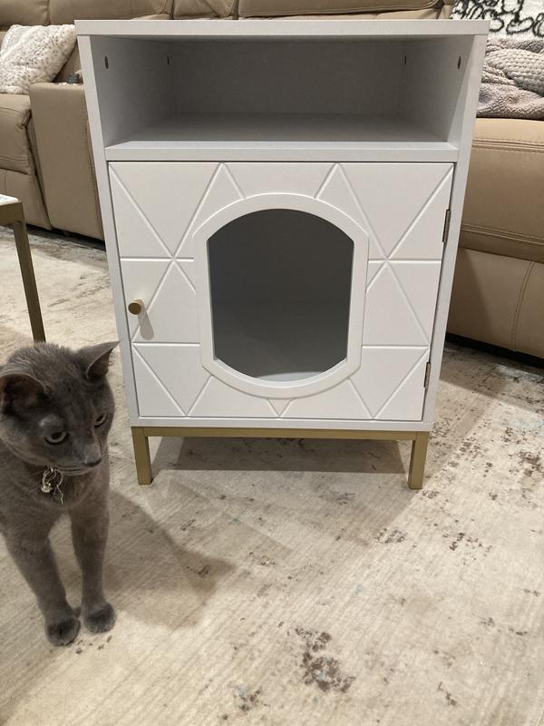FRISCO Elevated Side Table Litter Box Cover - Chewy.com