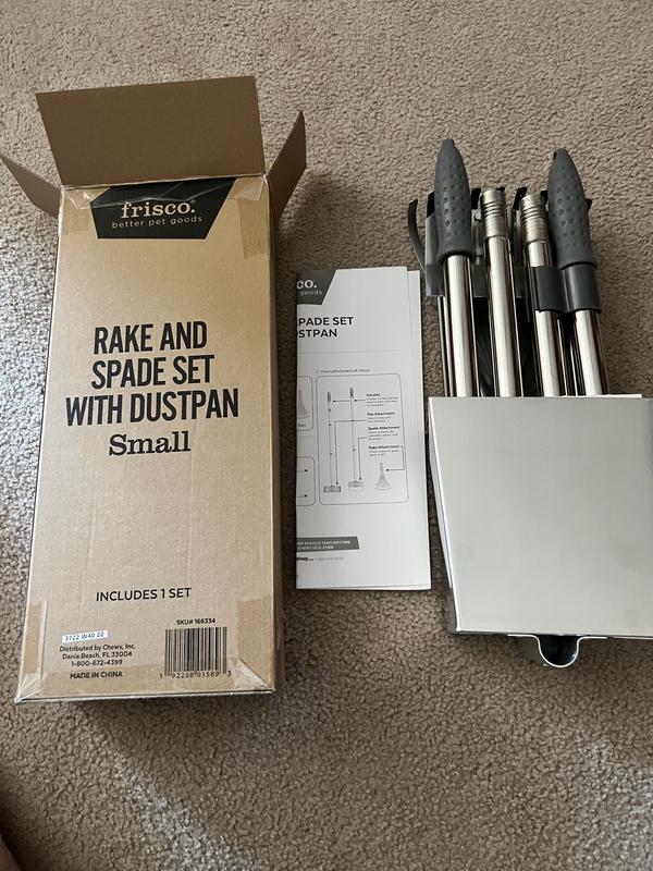 FRISCO Rake and Spade Set with Dustpan, Large - Chewy.com