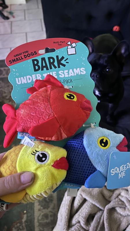 BARK The Groupers 3-in-1 Squeaky Plush Dog Toy - Chewy.com