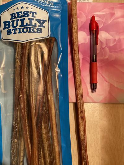 BEST BULLY STICKS 12" Bully Sticks Dog Treats, 8-oz bag - Chewy.com