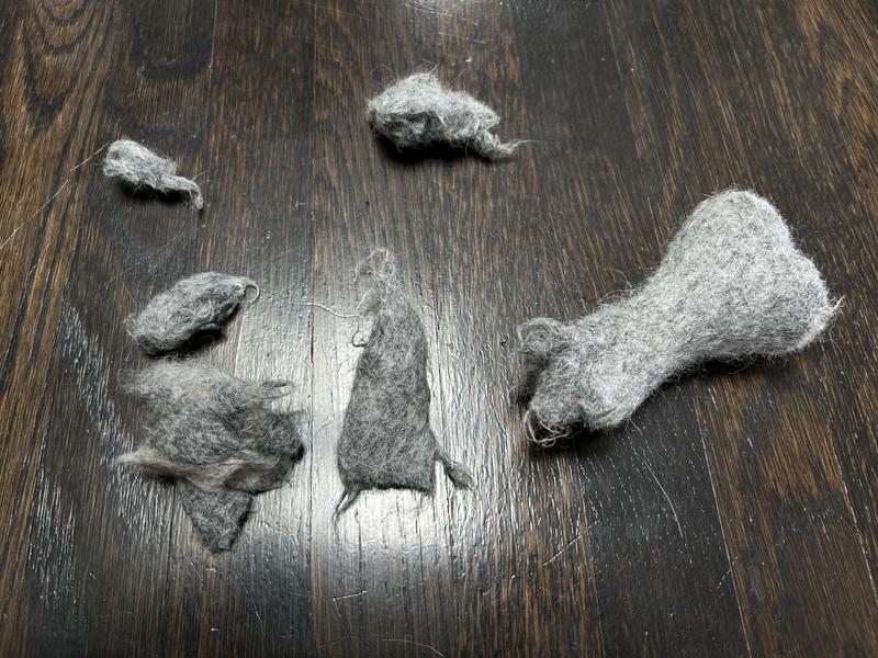 AWOO Felt Toy Bones Dog Toy, bundle of 2, Grey - Chewy.com