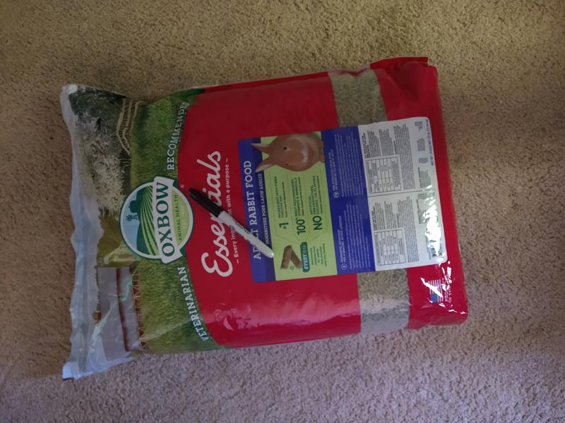 OXBOW Essentials Adult Rabbit Food All Natural Adult Rabbit Pellets, 5 ...