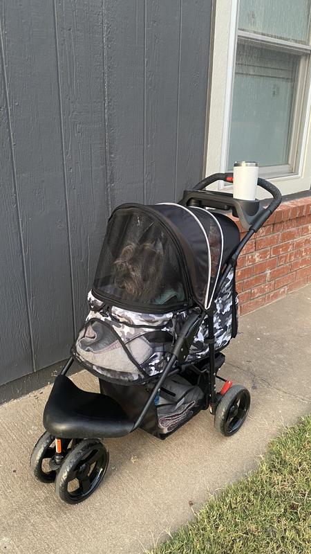 PETIQUE Dog & Cat Stroller, Razzberry - Chewy.com