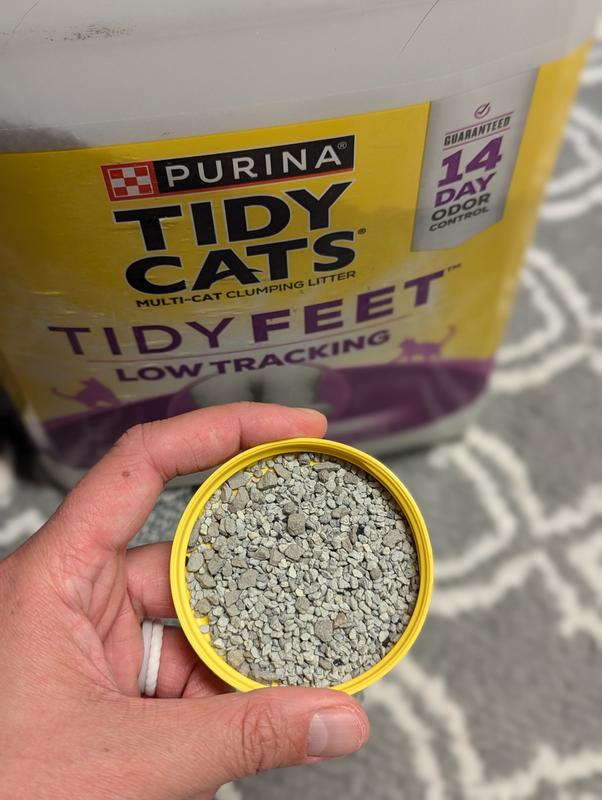 TIDY CATS Tidy Feet Clumping Low Tracking Cat Litter with Odor Control ...