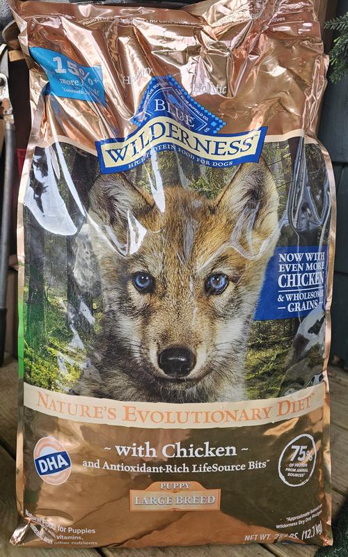 BLUE BUFFALO Wilderness Large Breed Puppy High Protein Natural Chicken ...