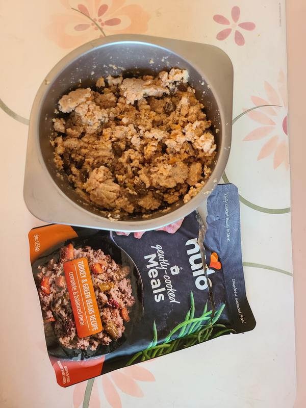 NULO Gently-Cooked Meals Turkey & Green Beans Recipe Wet Dog Food, 9-oz pouch, case of 8 - Chewy.com