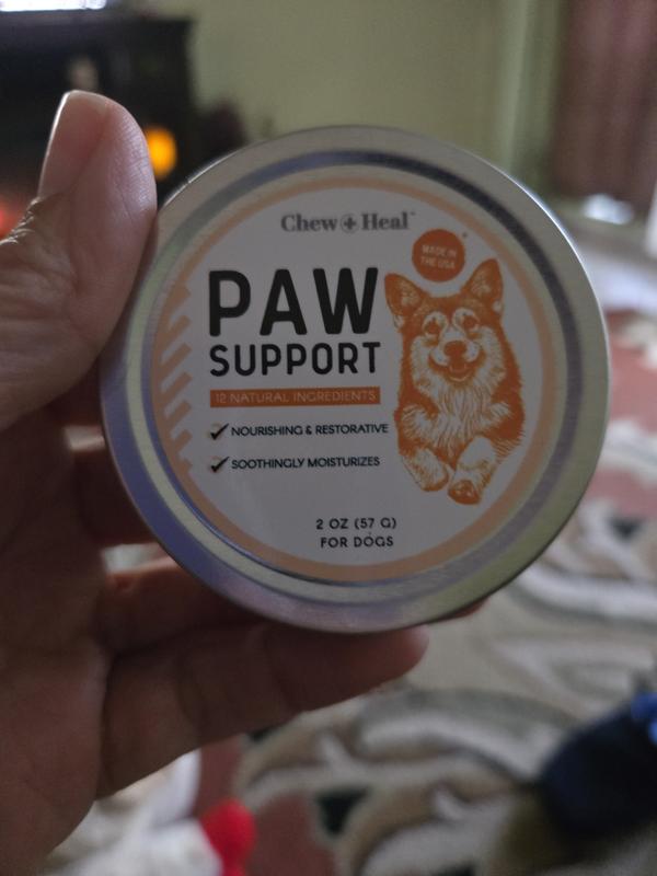 CHEW + HEAL Paw Support Revitalizing Dog Paw Balm, 2-oz - Chewy.com