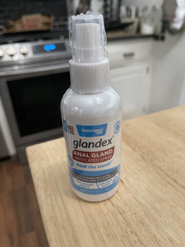 VETNIQUE LABS Glandex Anal Gland Medicated Anti Itch Spray for Dogs ...