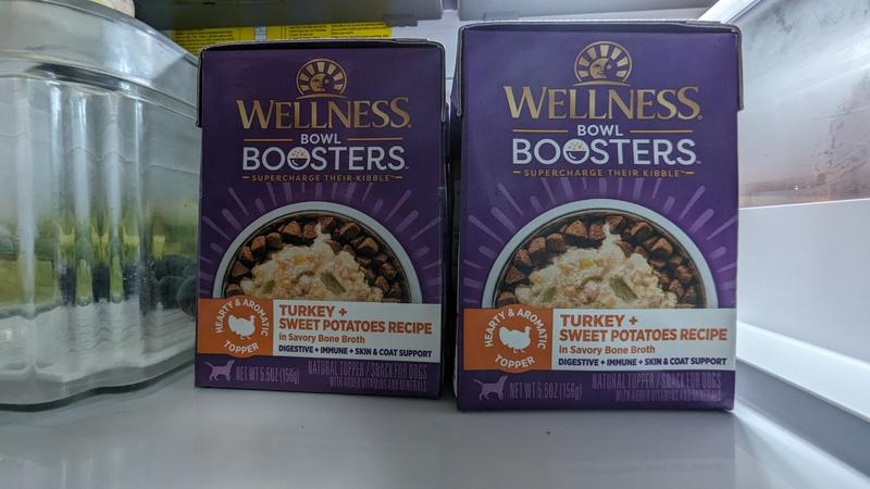 WELLNESS Bowl Boosters Hearty Toppers Turkey Wet Dog Toppers, 5.5-oz ...
