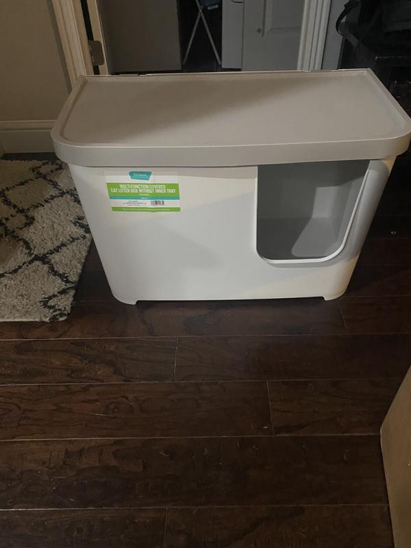 FRISCO Multi-Function Covered Cat Litter Box, 29-in, Without Tray ...