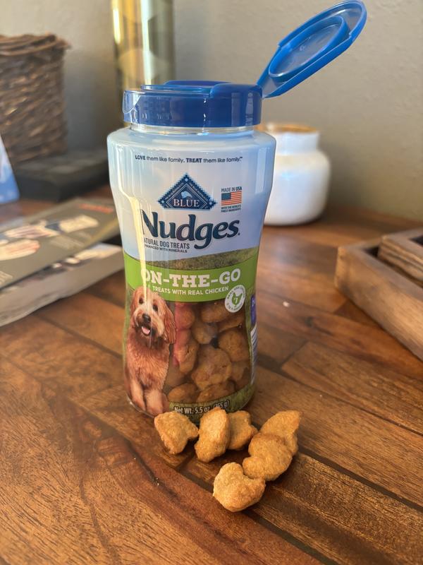 BLUE BUFFALO Nudges On The Go Chicken Natural Dog Treats, 5.5-oz ...