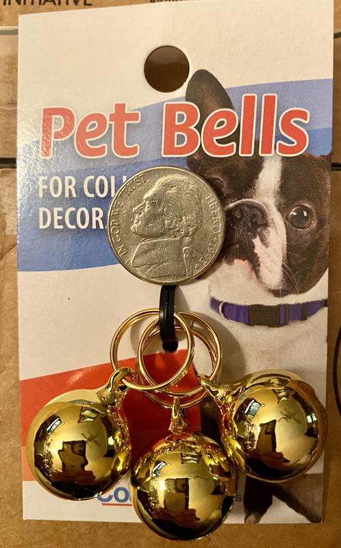 COASTAL PET PRODUCTS Round Dog Bells, 3 count, Gold - Chewy.com