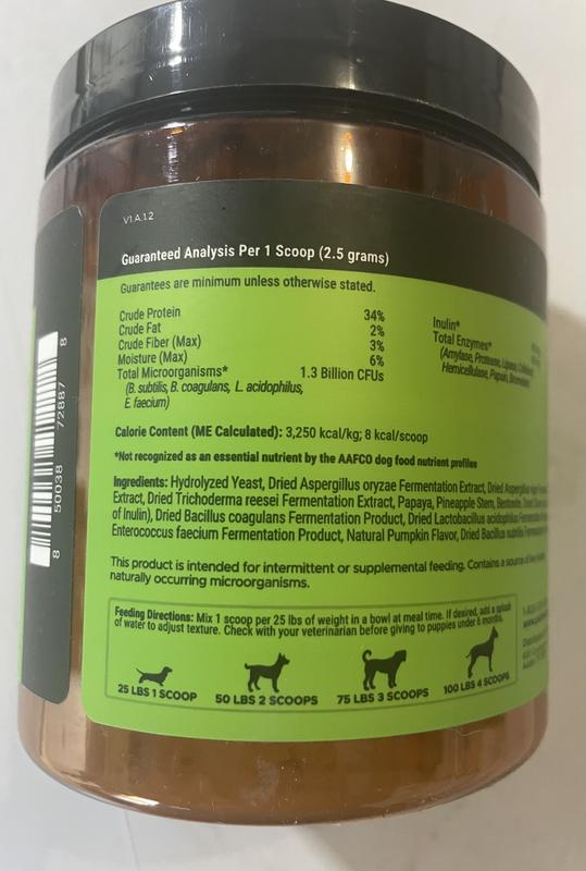 PET HONESTY Probiotics GI Pumpkin Flavored Digestive Powder for Dogs ...