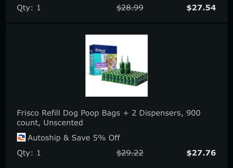 FRISCO Refill Dog Poop Bags, Unscented, 120 count - Chewy.com