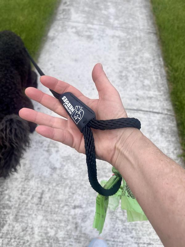 HEATHER'S HEROES The Sidekick Transitional Dog Training Leash, Blue ...