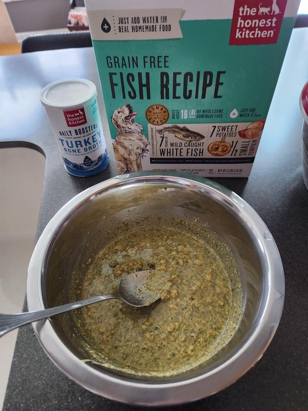 THE HONEST KITCHEN Fish Recipe Grain-Free Dehydrated Dog Food, 4-lb box ...