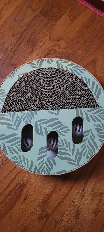 FRISCO Interactive Maze & Scratch Cardboard Cat Toy with Catnip, Palms ...