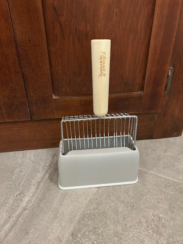 SPRINKLE & SWEEP Litter Box Speed Sifter for Low Dust with Base Dock ...