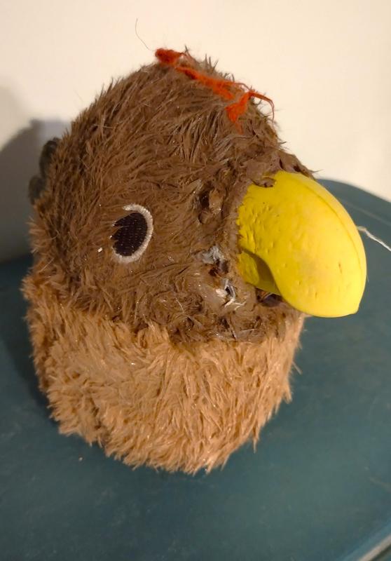 BARK Fowl Play 2-in-1 Plush Exterior with Hard Core Tough Treat ...