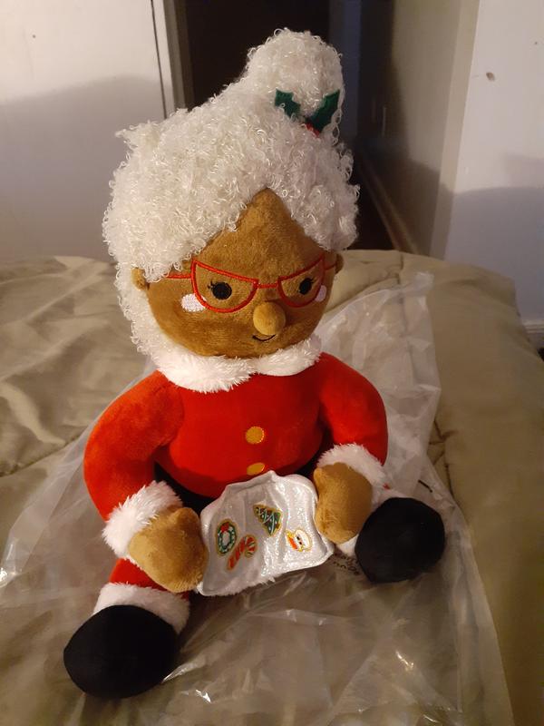 Discontinued - FRISCO Holiday Mrs. Claus Plush Squeaky Dog Toy, Medium ...