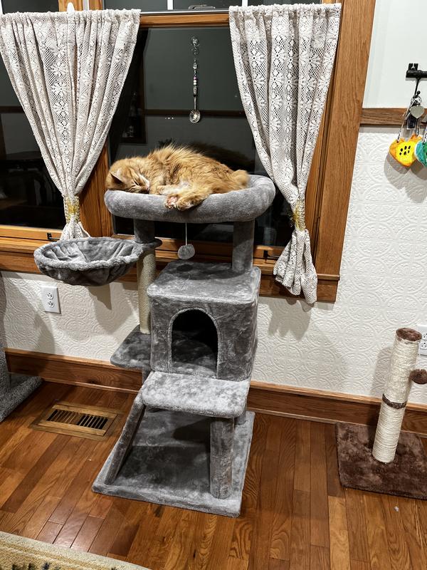 TRIXIE Pepito Cat Tree, Gray - Chewy.com