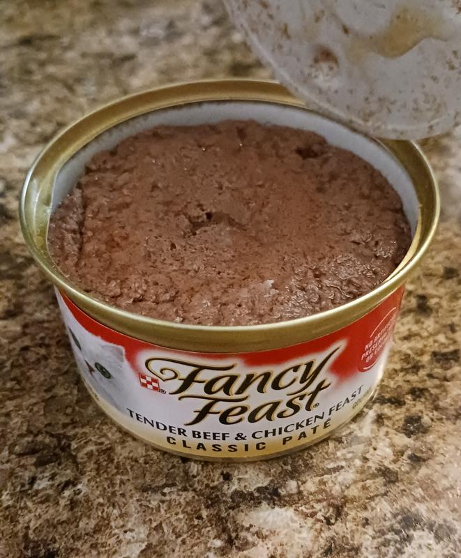FANCY FEAST Classic Tender Beef & Chicken Feast Canned Cat Food, 3-oz ...
