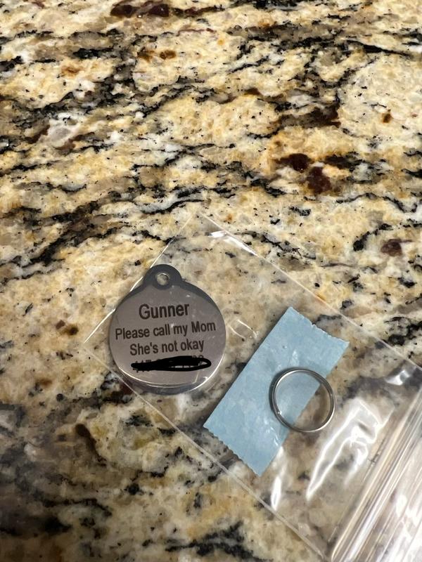 FRISCO Emotional Support Animal Personalized Dog & Cat ID Tag, Round ...