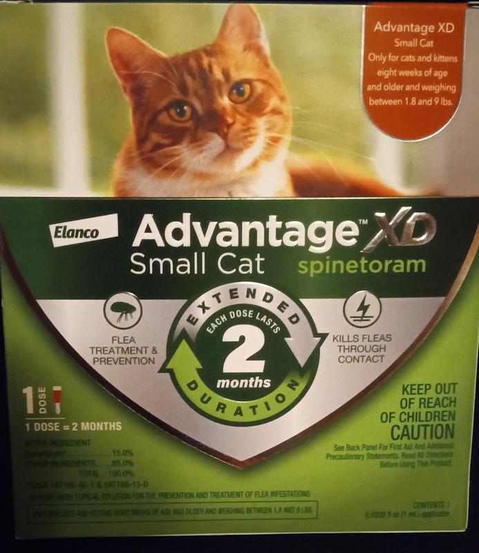 ADVANTAGE XD Small Cat Treatment, 1 count - Chewy.com