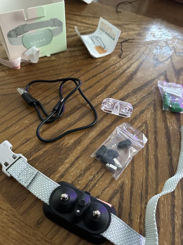 GROOVYPETS Rechargeable Waterproof Bark Control Training Dog Collar ...