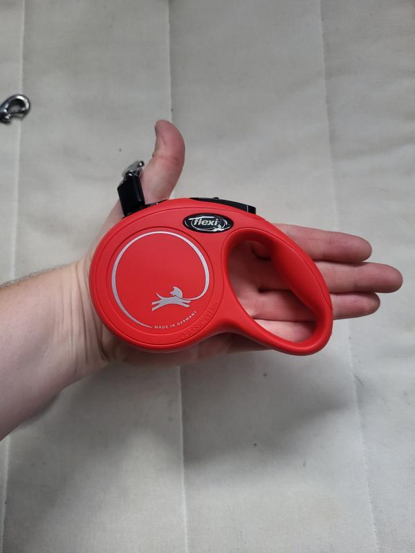 FLEXI Classic Nylon Tape Retractable Dog Leash, Red, Large: 16-ft long ...