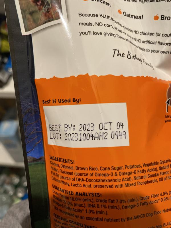 BLUE BUFFALO Boo Bits Tasty Chicken Recipe Dog Treats, 4.5-oz bag ...