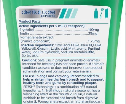 VIRBAC C.E.T. Aquadent Fr3sh Dog & Cat Dental Solution, 16.9-fl oz ...