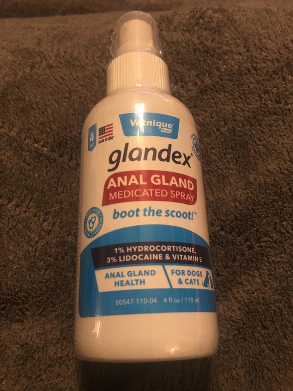 VETNIQUE LABS Glandex Anal Gland Medicated Anti Itch Spray for Dogs ...