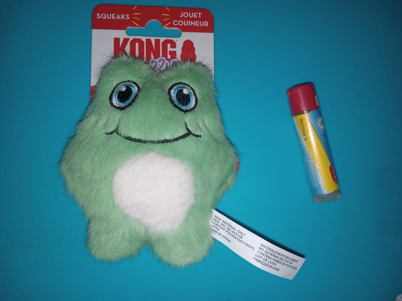 KONG Snuzzles Mini Frog Squeaky Dog Plush Toy, Green, X-Small - Chewy.com