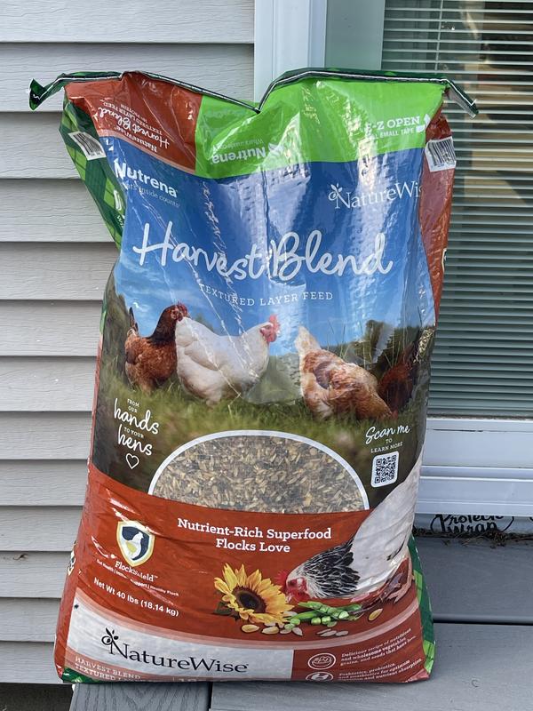 NUTRENA NatureWise Harvest Blend 18% Protein Layer Pellets Chicken Feed ...