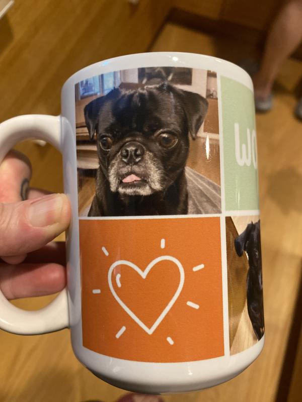 FRISCO Woof White Personalized Coffee Mug, 15-oz - Chewy.com