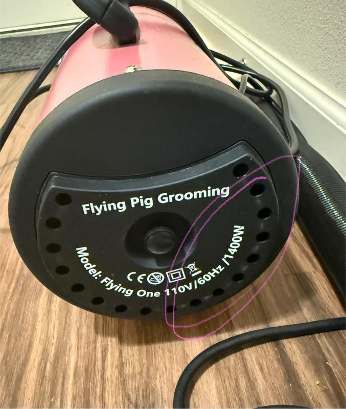 Flying Pig Grooming High Velocity Dog & Cat Grooming Dryer | Chewy ...
