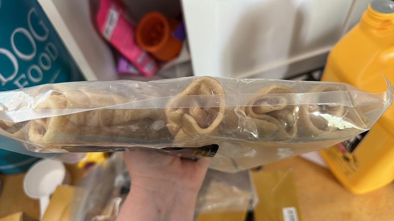 BONES & CHEWS Water Buffalo Cheek Rolls Dog Chew, 5ct - Chewy.com