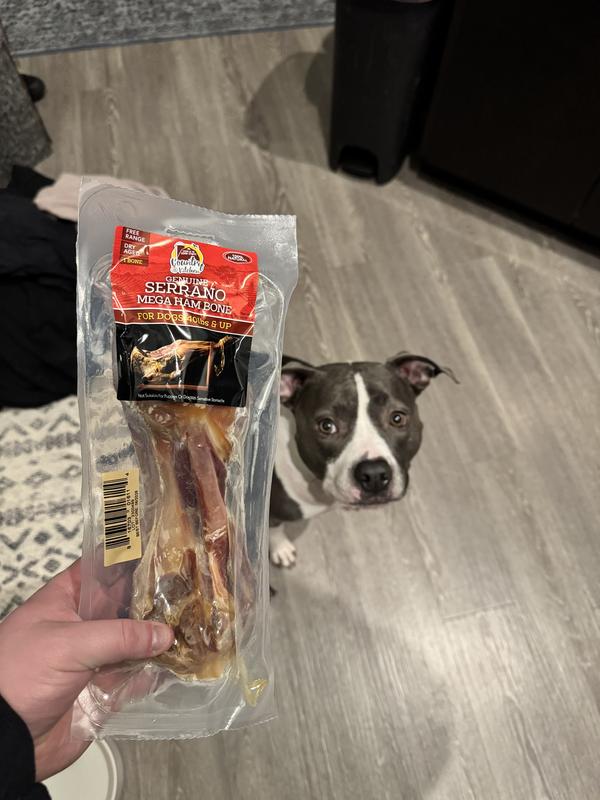 COUNTRY KITCHEN CK Serrano Mega Ham Bone Dog Natural Chew Treats ...