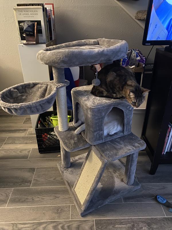 TRIXIE Pepito Cat Tree, Gray - Chewy.com
