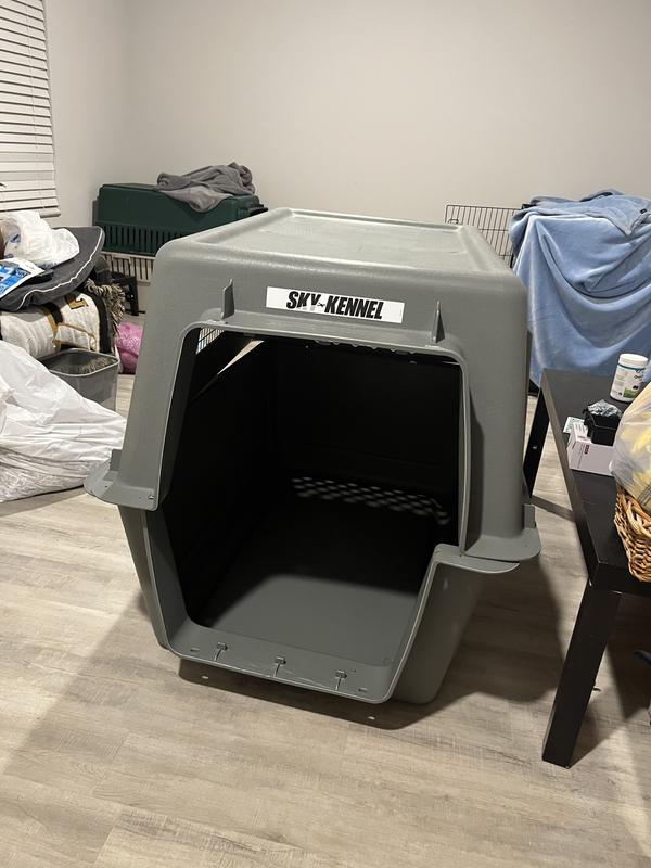 PETMATE Sky Dog & Cat Kennel, Gray, 48 inches, 90-125-lbs - Chewy.com