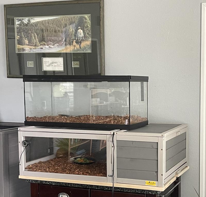 NEW AGE PET ECOFLEX Mojave Reptile Habitat, Grey, 24-in - Chewy.com