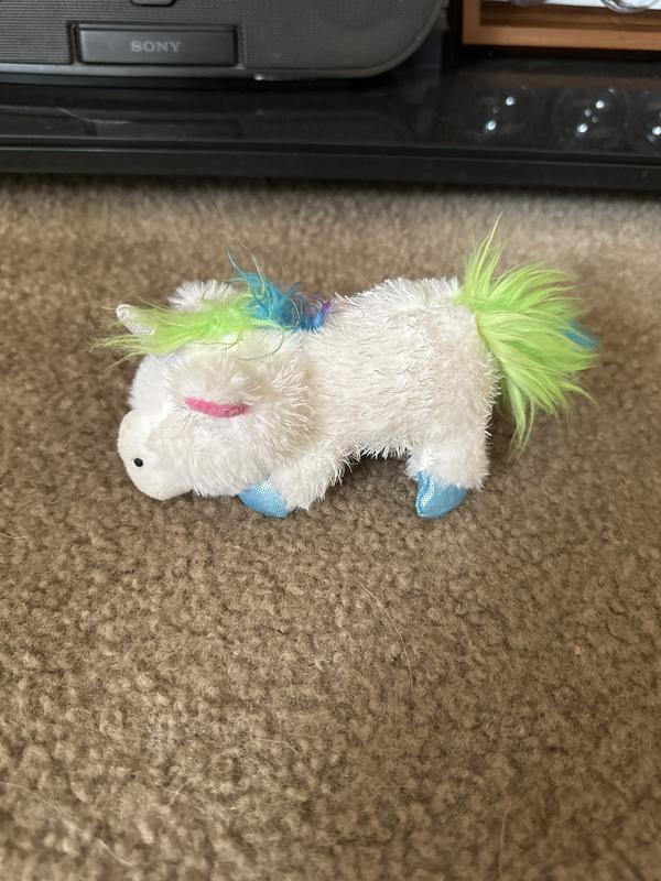 FRISCO Unicorn Plush Squeaky Dog Toy, White, Small/Medium - Chewy.com