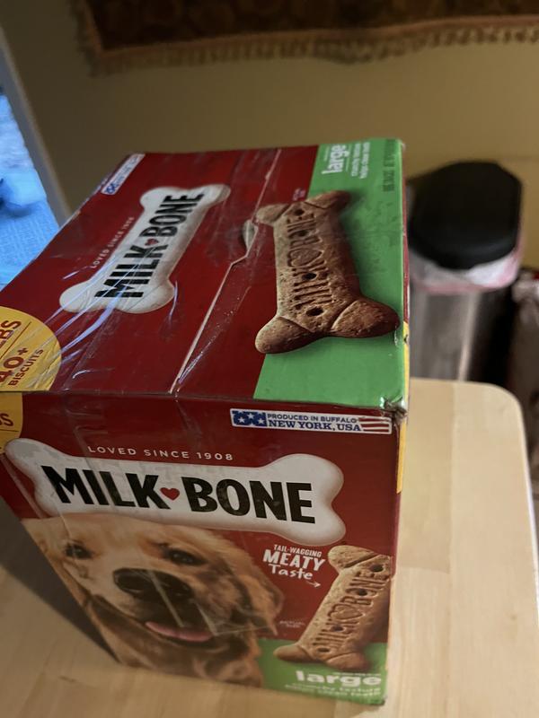 MILK-BONE Original Large Biscuit Dog Treats, 10-lb box - Chewy.com